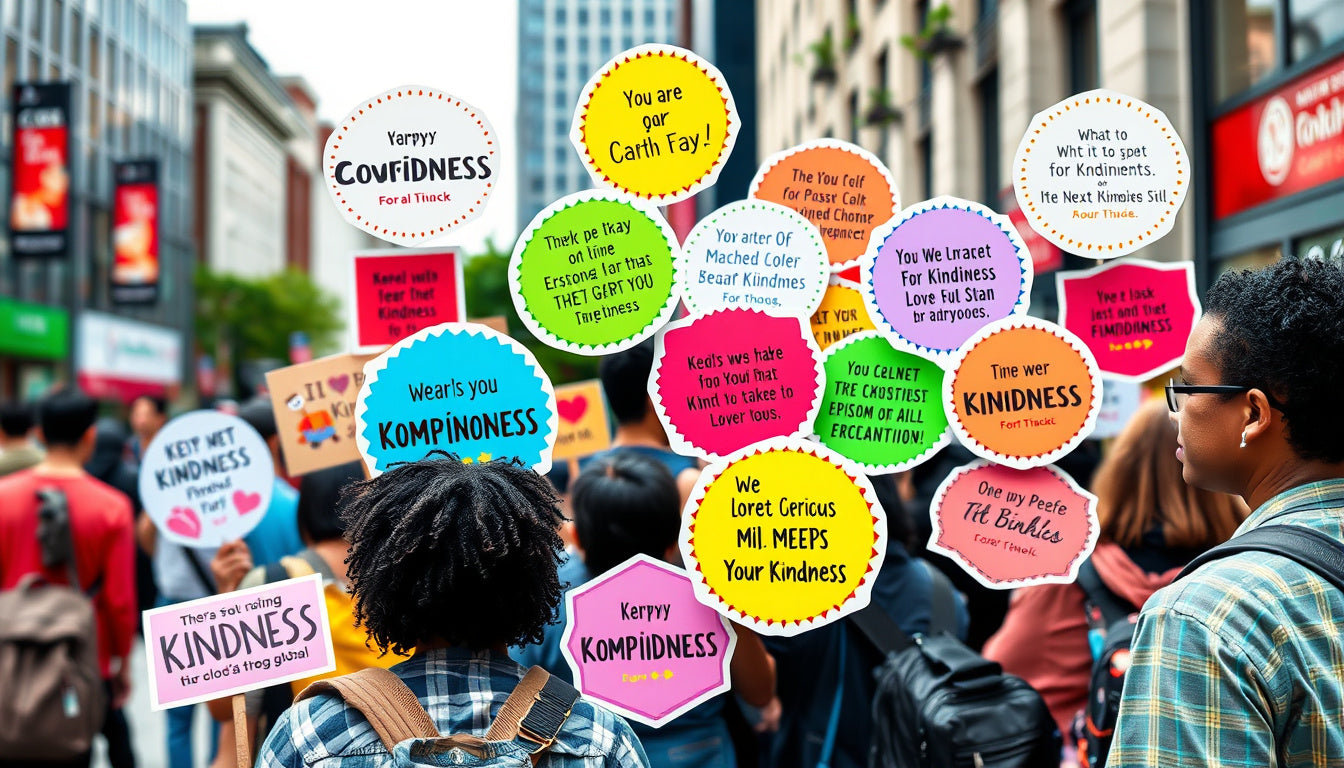 Unleashing Kindness: How a Simple Sticker is Sparking a Global Movemen – Design Delight Studio