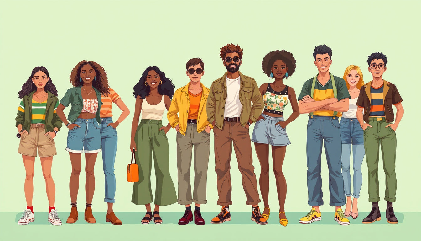 Embrace Sustainable Retro Style: Fashion Choices for Every Body Shape – Design Delight Studio