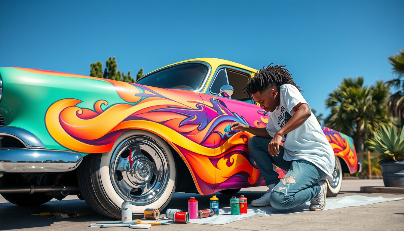How Low-Rider Graphics Are Painted On Cars | Insider Cars – Design ...
